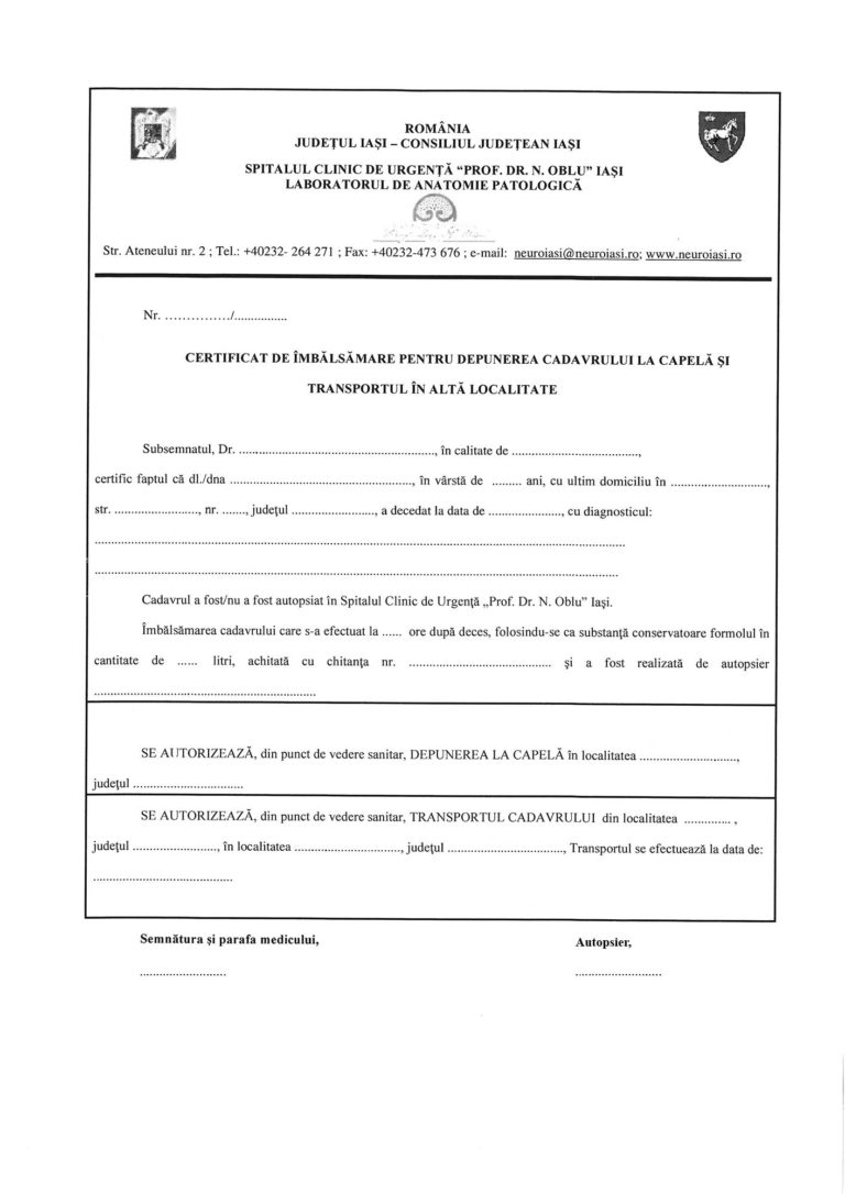 Informatii utile – Servicii Funerare Costea